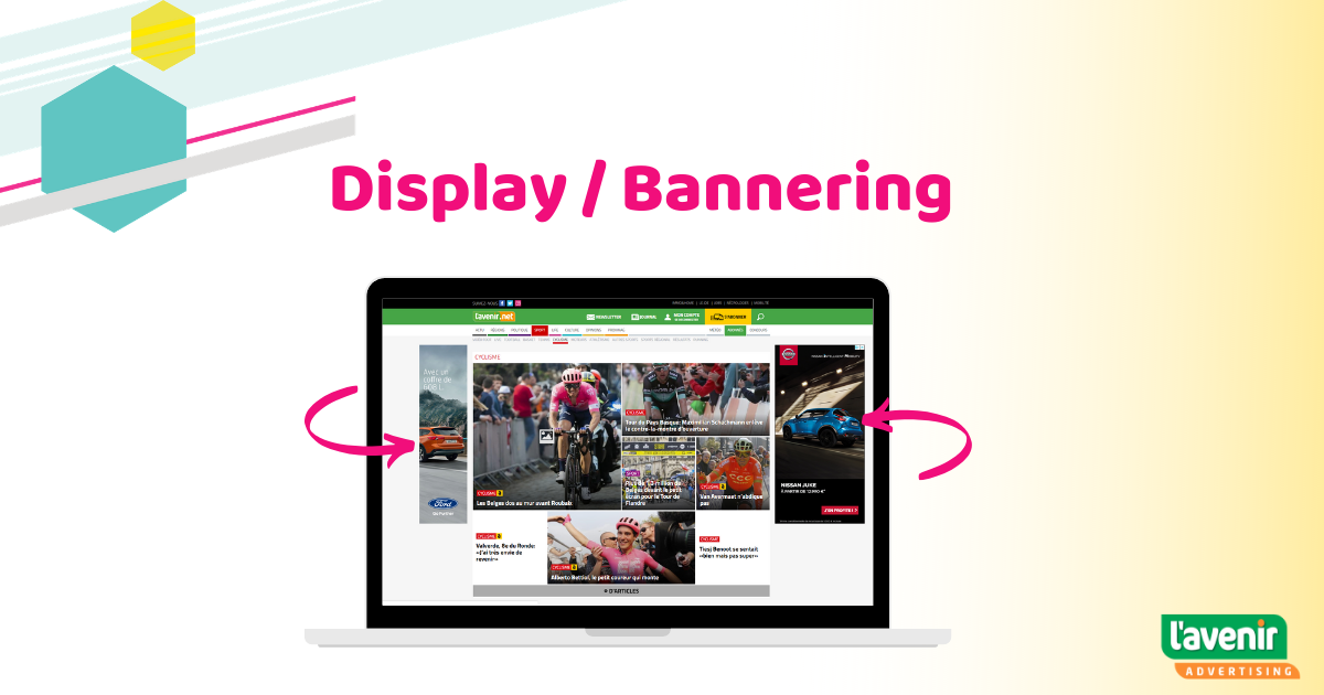 Régie des médias régionaux - Display / Bannering