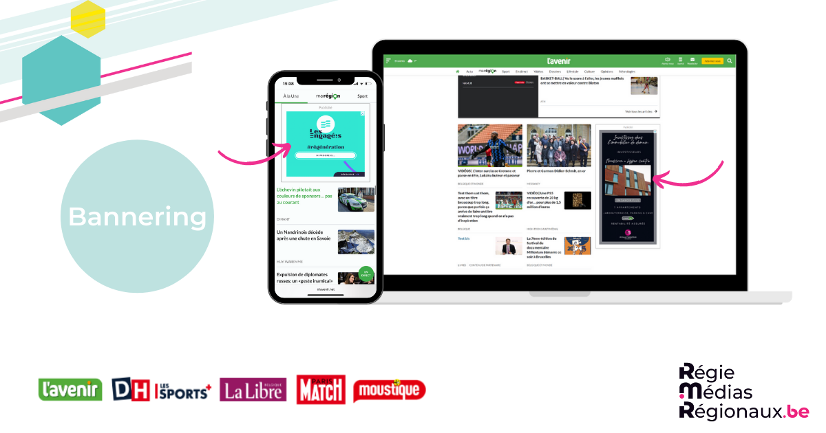Régie des médias régionaux - Display / Bannering