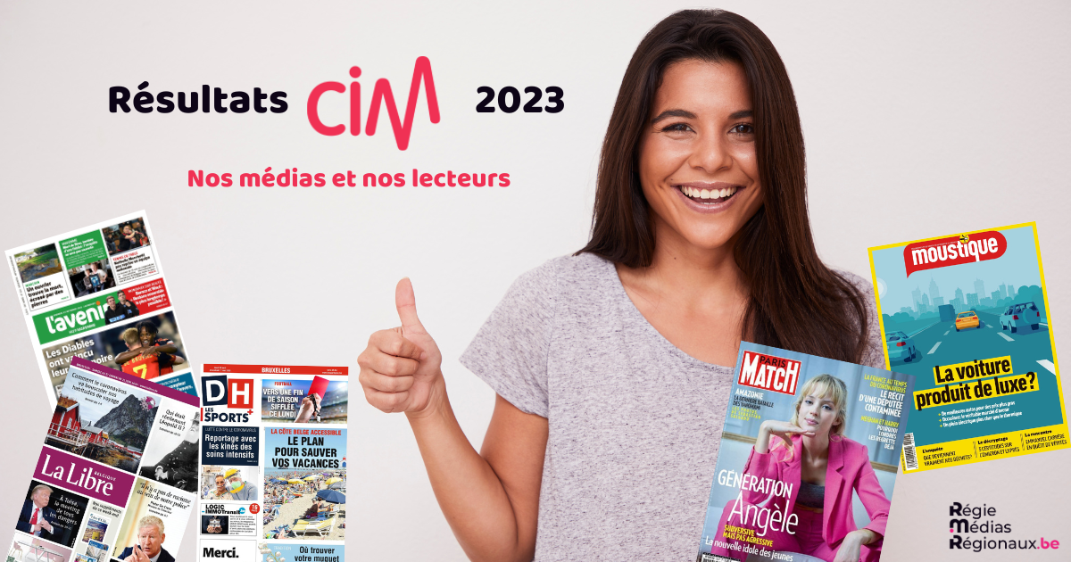 Résultats CIM 2023 : nos médias et nos lecteurs